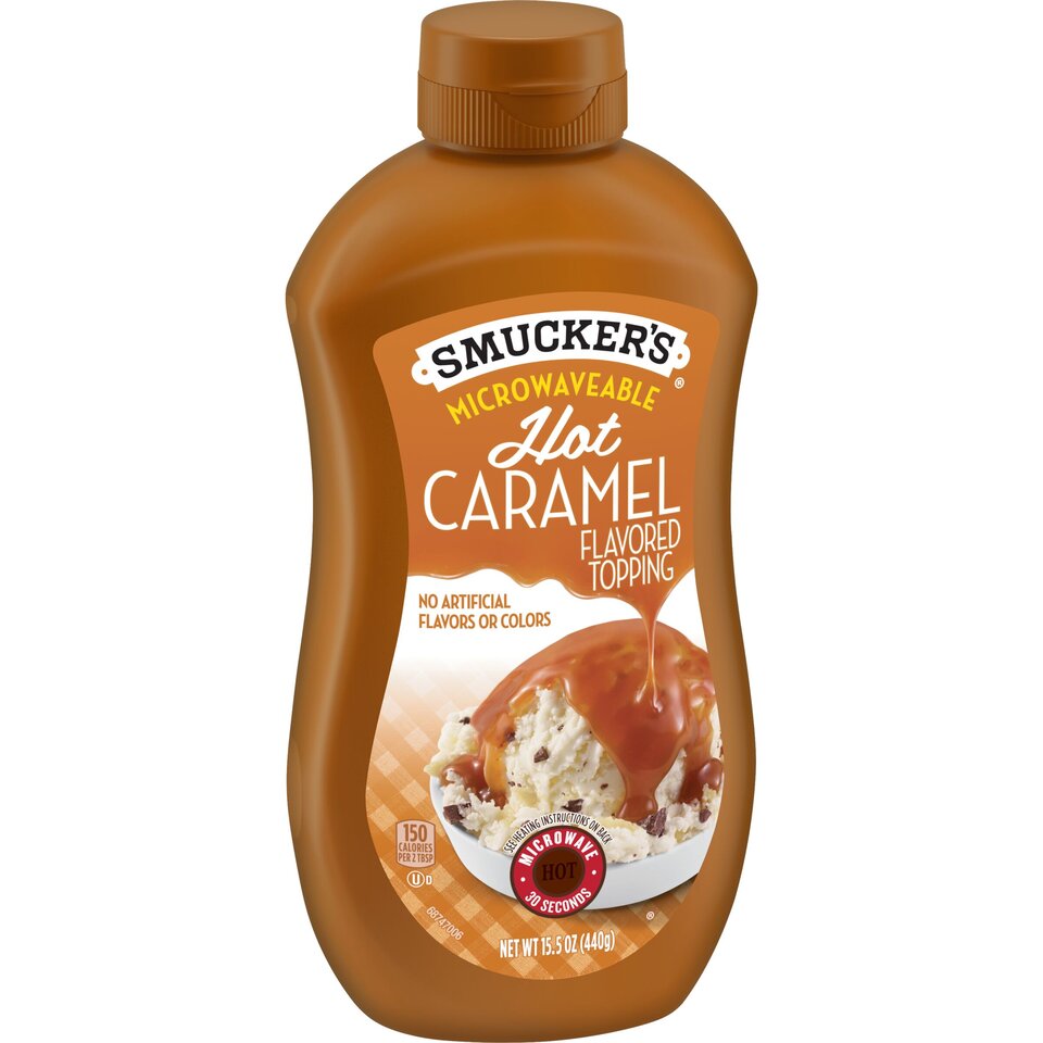 Microwaveable Hot Caramel Topping