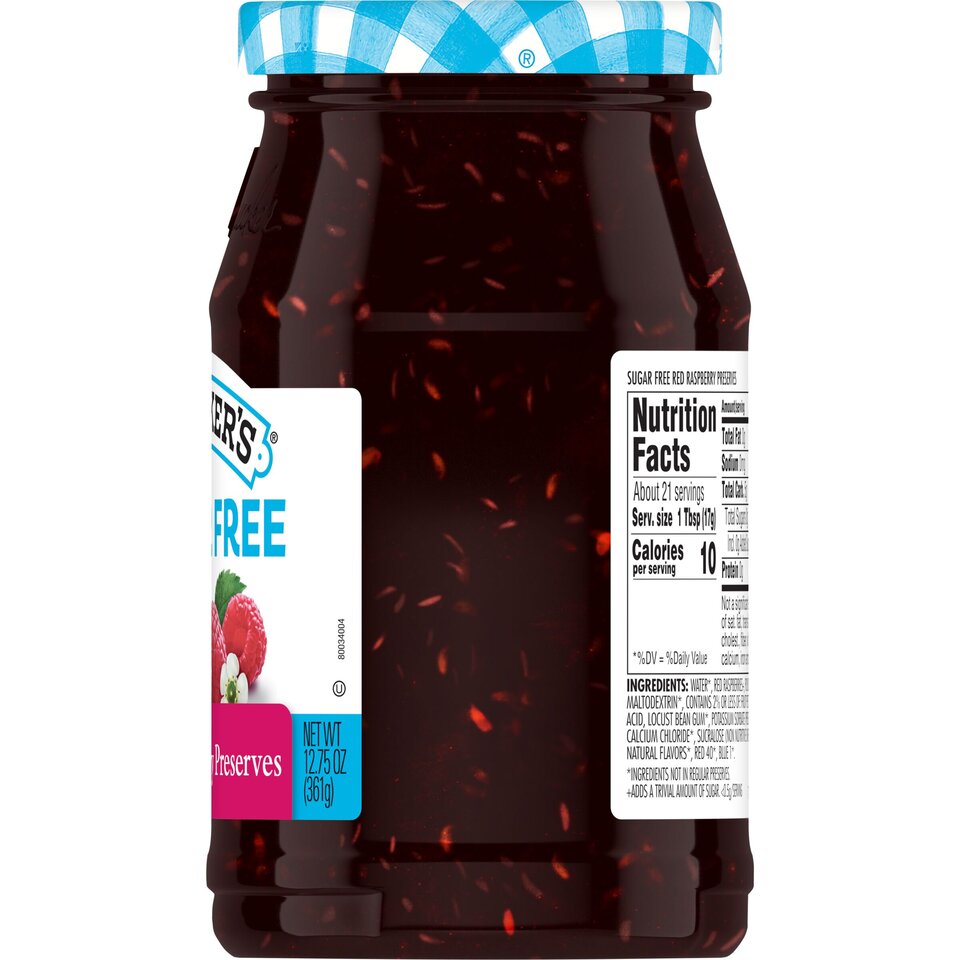 Sugar Free Red Raspberry Preserves