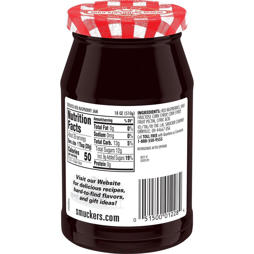 Seedless Red Raspberry Jam