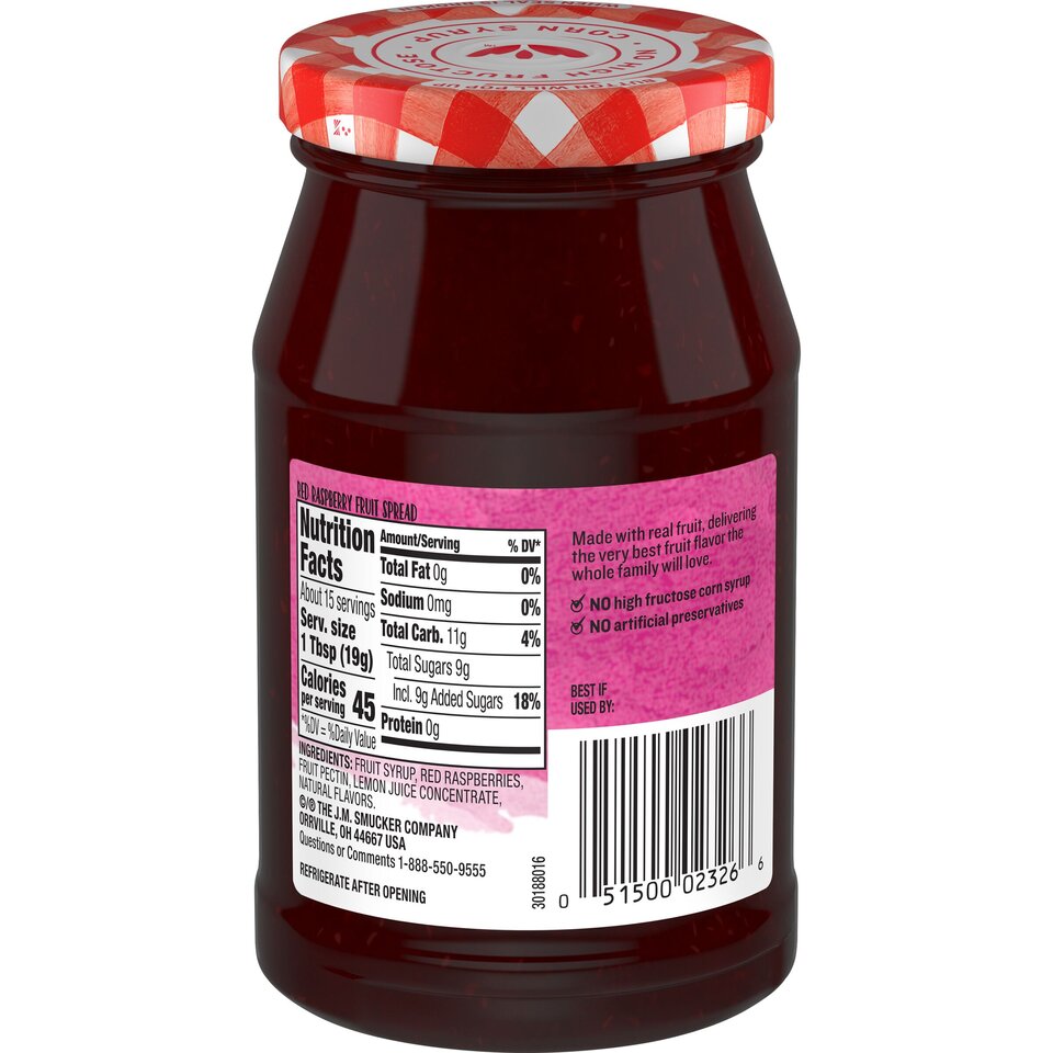 Simply Fruit® Red Raspberry Fruit Spread