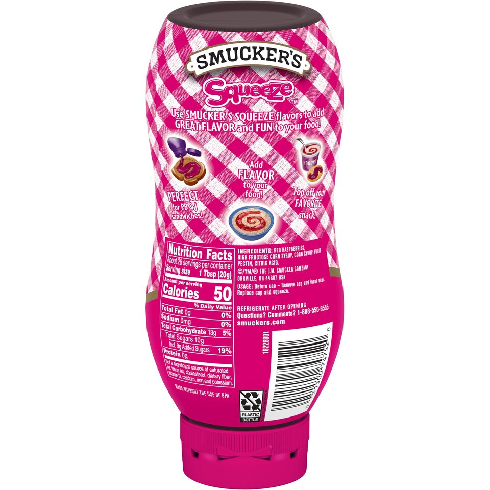 Squeeze™ Seedless Red Raspberry Jam